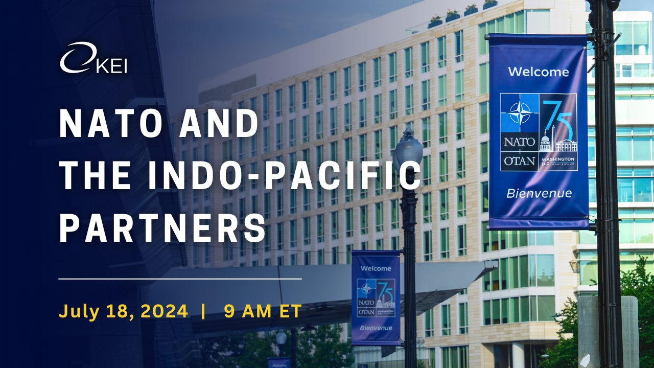 NATO and the Indo-Pacific Partners - Korea Economic Institute of America