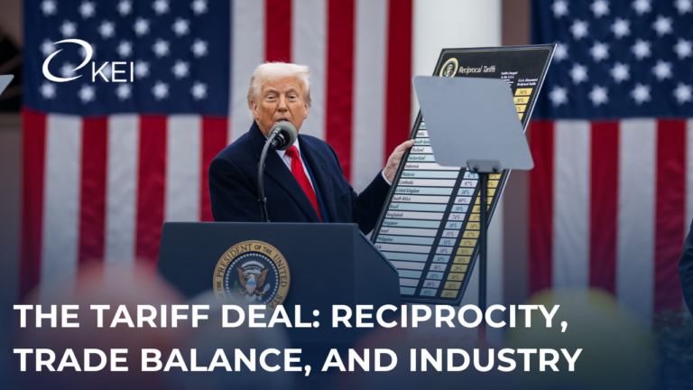 The Tariff Deal: Reciprocity, Trade Balance, and Industry - Korea ...